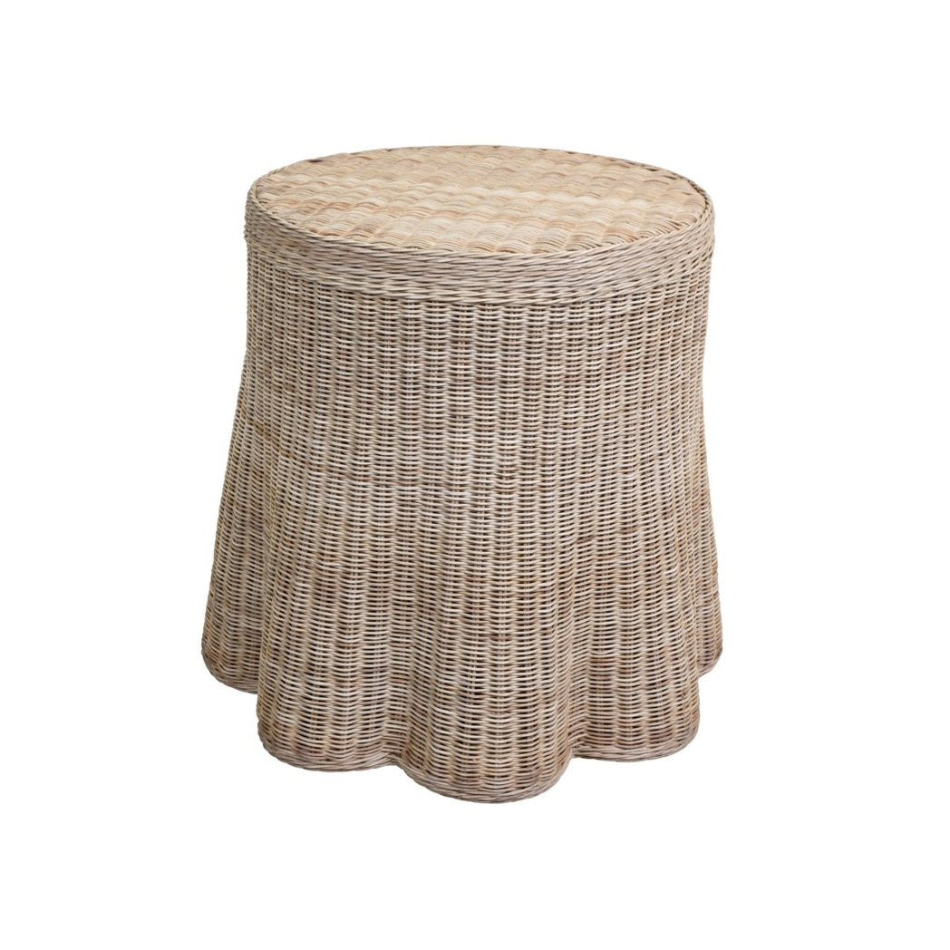 Scallop Round Side Table – Mintwood Home